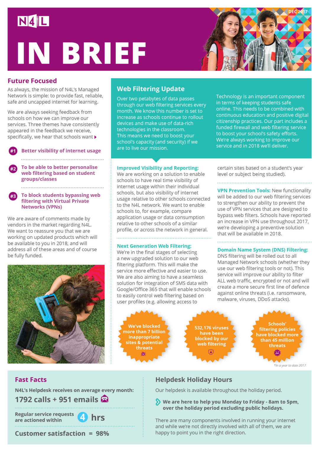 Our Term 3 (2018) IN BRIEF newsletter is out now! | Network for ...