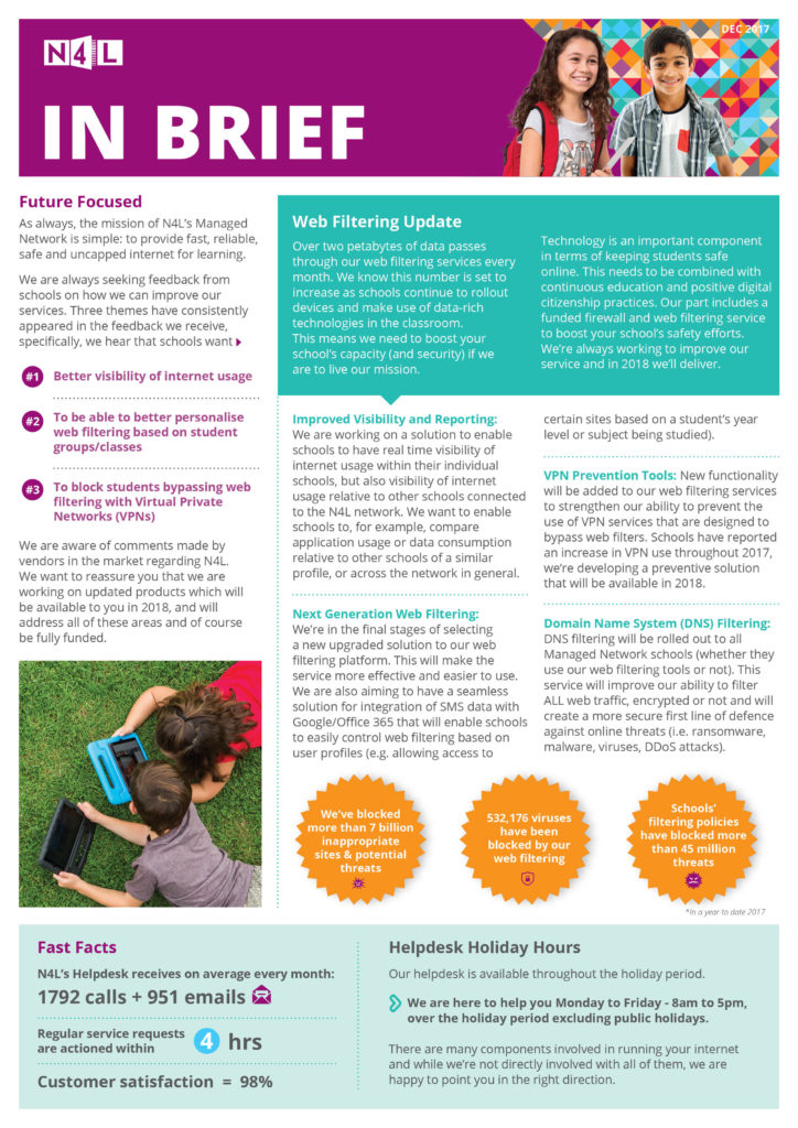 Our Term 3 (2018) IN BRIEF newsletter is out now! | Network for ...